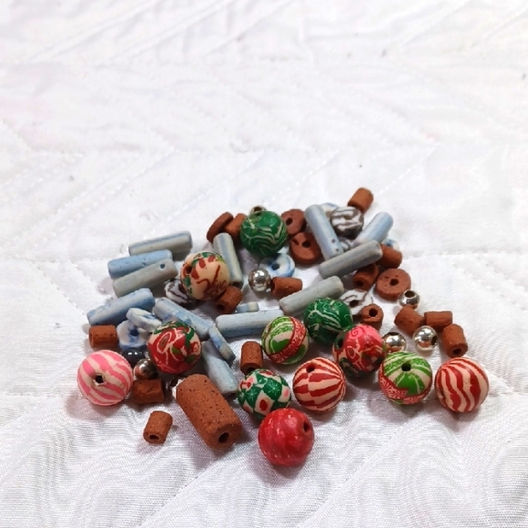 Handmade | Jewelry | Colorful Handmade Clay Bead Assortment For Jewelry ...